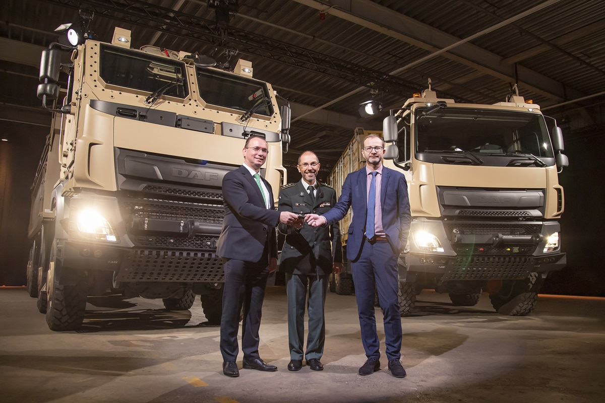 Eerste DAF CF Military trucks geleverd aan Belgische Defensie - DAF ...