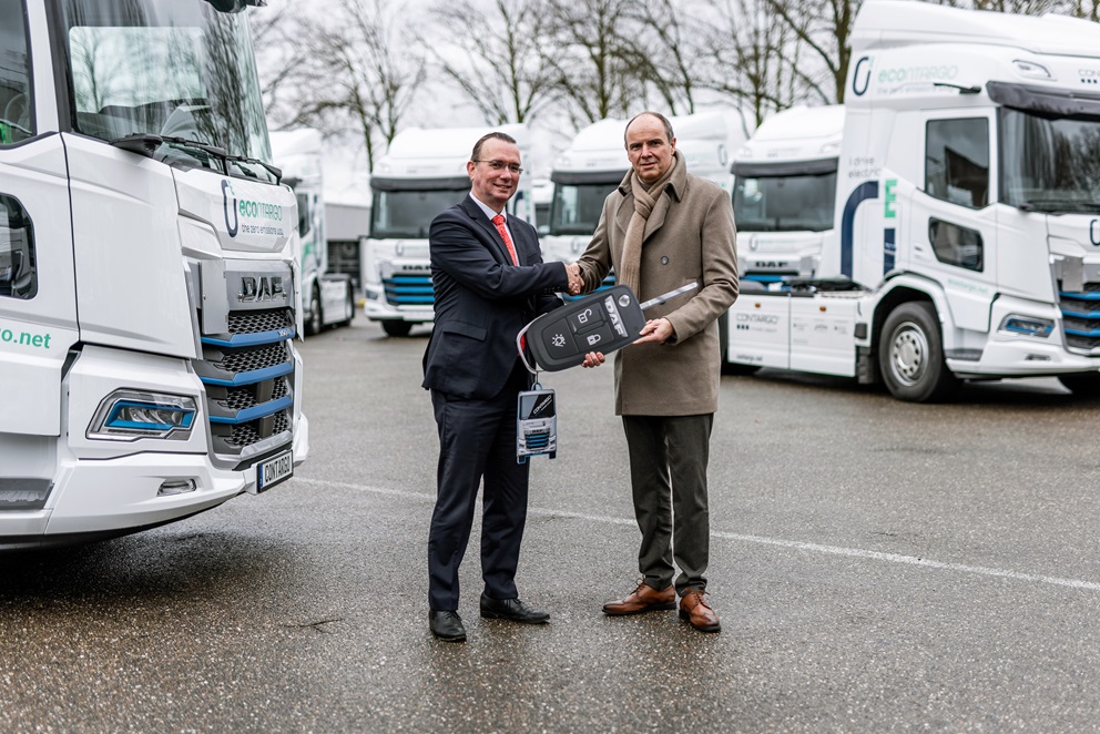 Contargo puts 33 DAF XD Electric trucks into operation - DAF Trucks N.V.