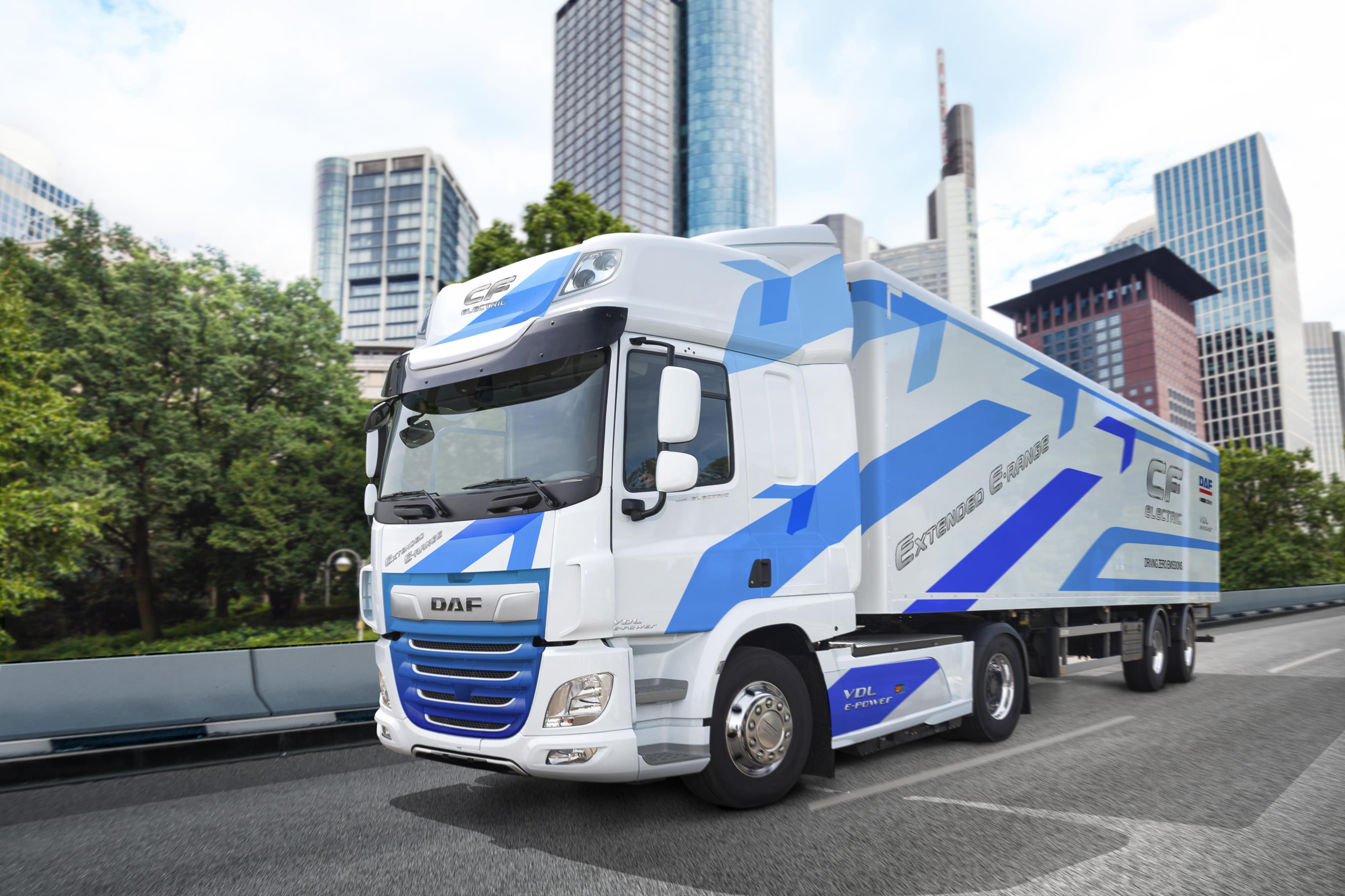 DAF introduces CF Electric with Extended Range - DAF Trucks N.V.