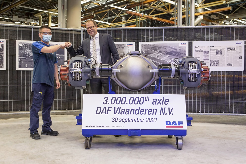 DAF Trucks Flanders 3000000 axles in 50 years - DAF Trucks N.V.