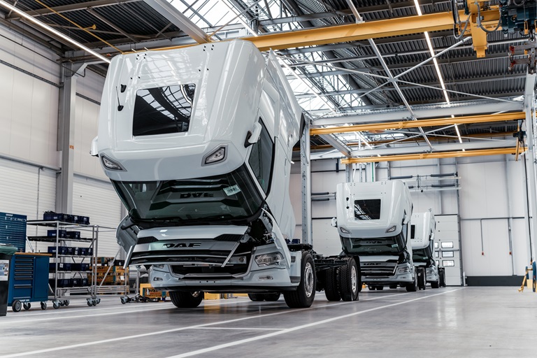 DAF starts assembly factory for electric trucks - DAF Trucks N.V.