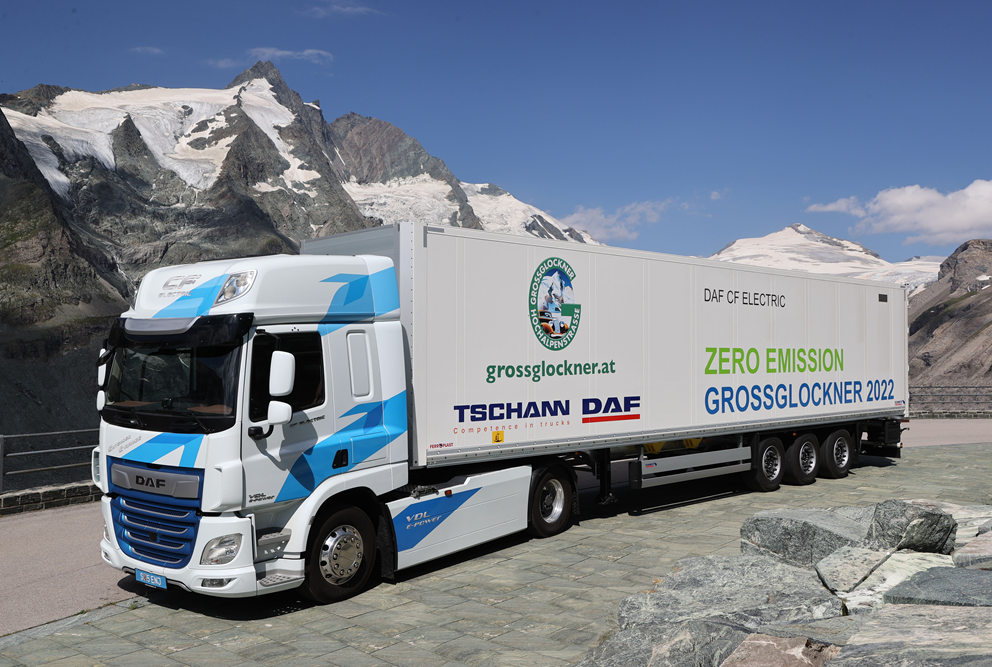 DAF CF Electric tames Europe's most challenging mountain pass - DAF ...